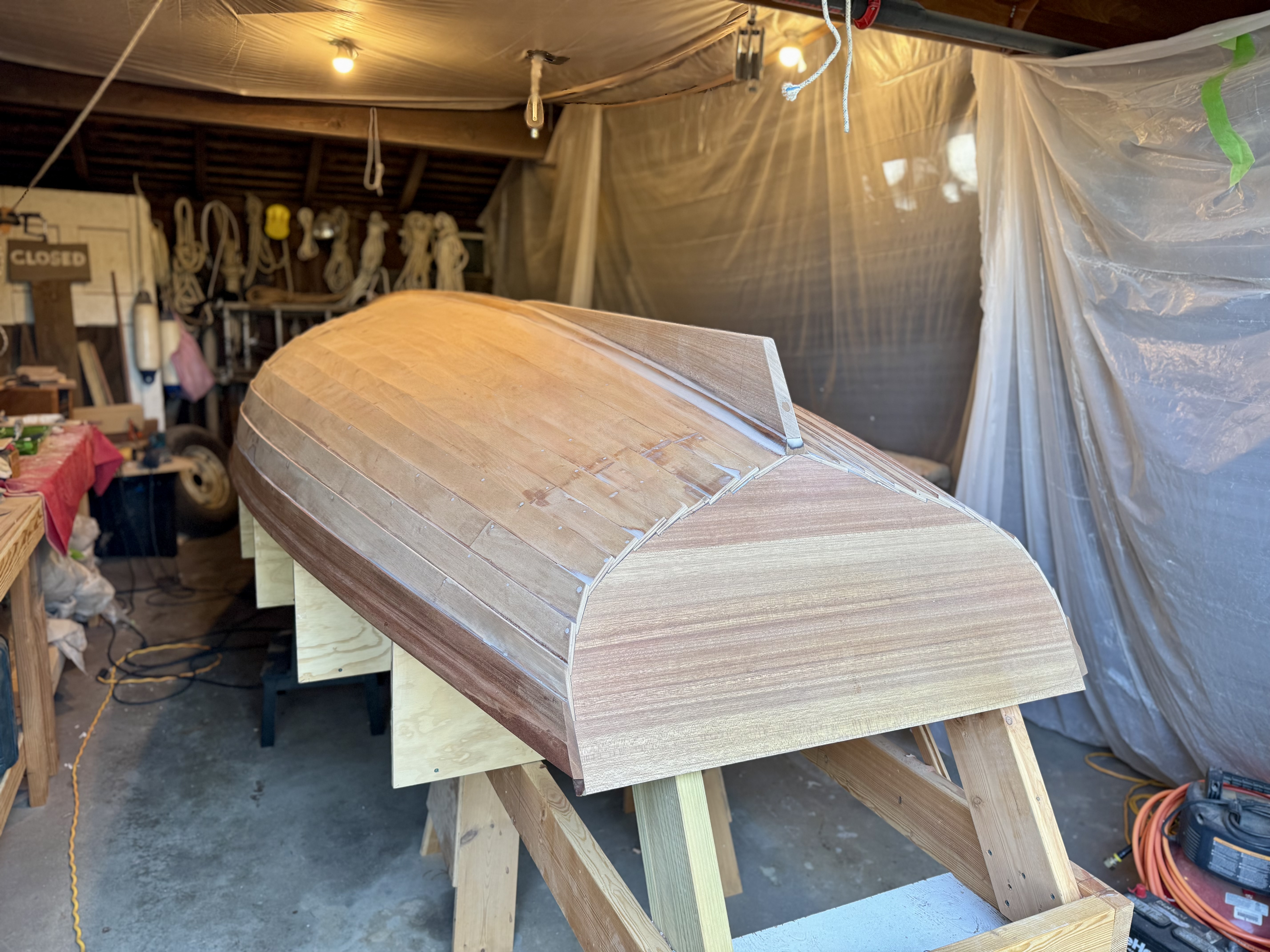 Coquina – Outer Keel, Skeg, and False Stem – Shelter Island Boat Works